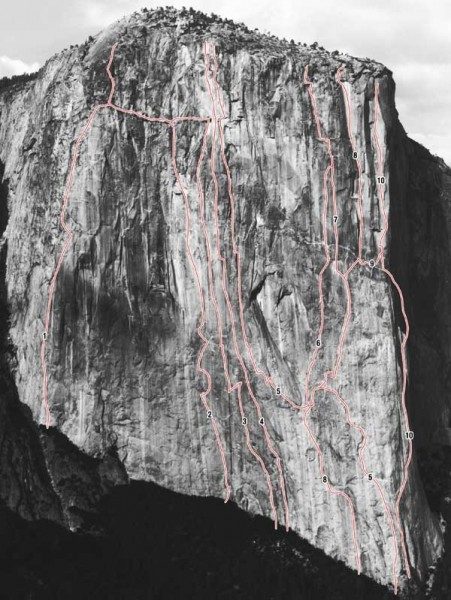 Jorg Verhoeven en libre dans "Dihedral Wall" au Yosemite